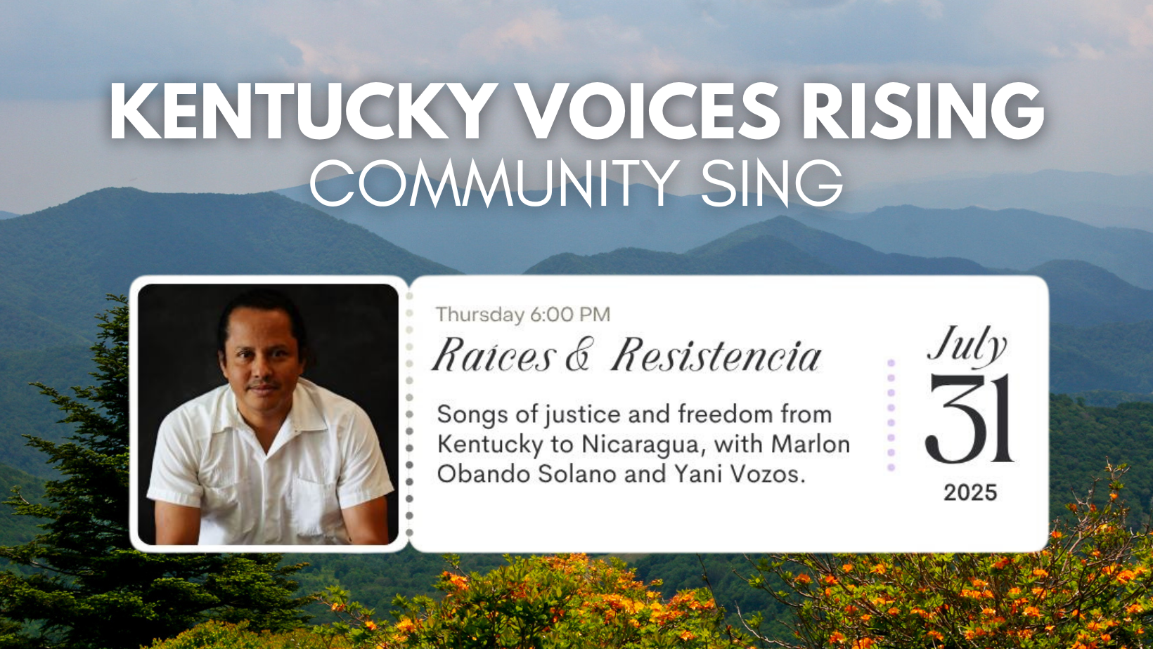 Kentucky Voices Rising Series: Raíces y Resistencia (Roots and ...
